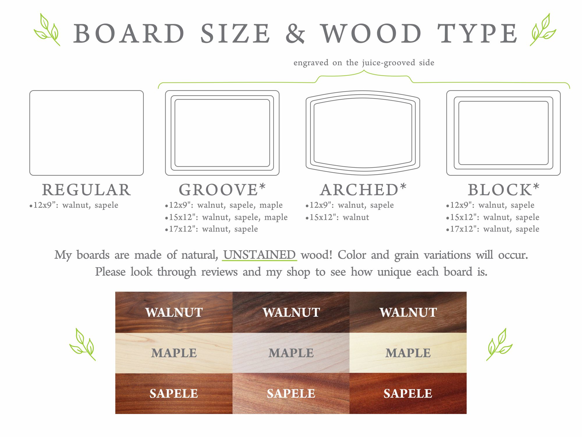 Personalized, Engraved Cutting Board with Wreath and Family Name Design ...